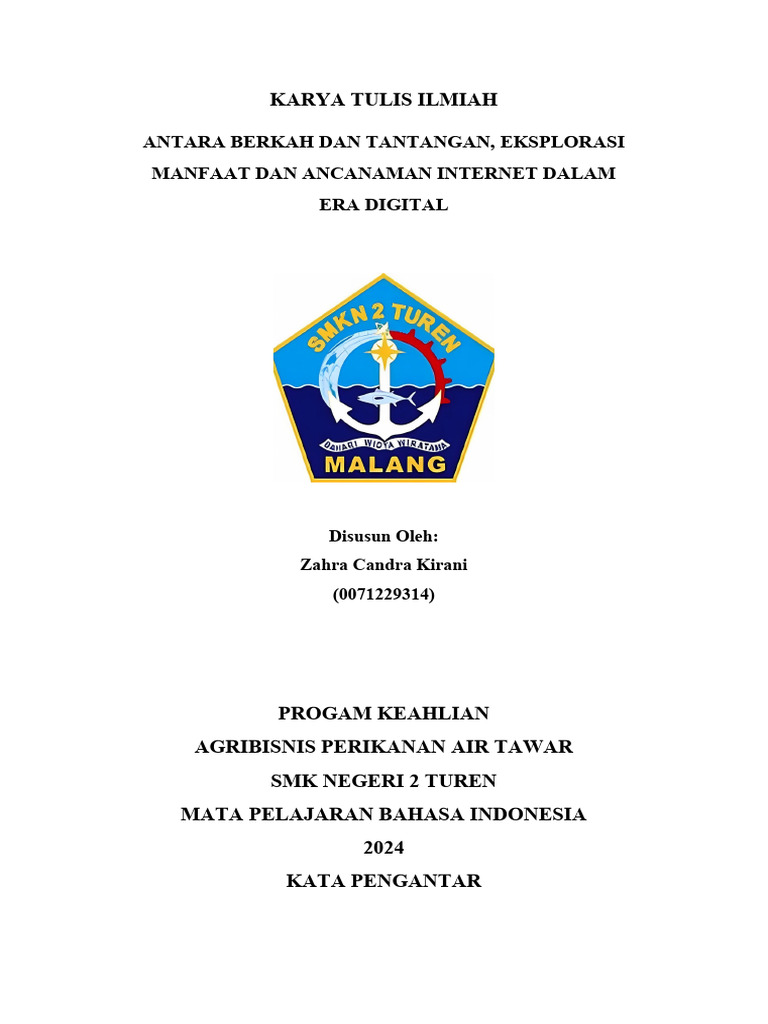 Manfaat Dan Ancaman Penggunaan Internet Dalam Era Digital | PDF Manfaat Dan Ancaman Penggunaan Internet Dalam Era Digital | PDF