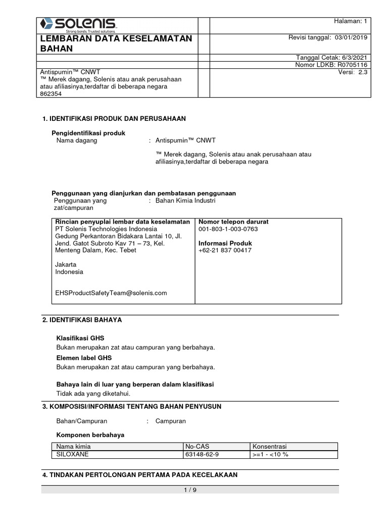 Antispumin™ CNWT Indonesian | PDF