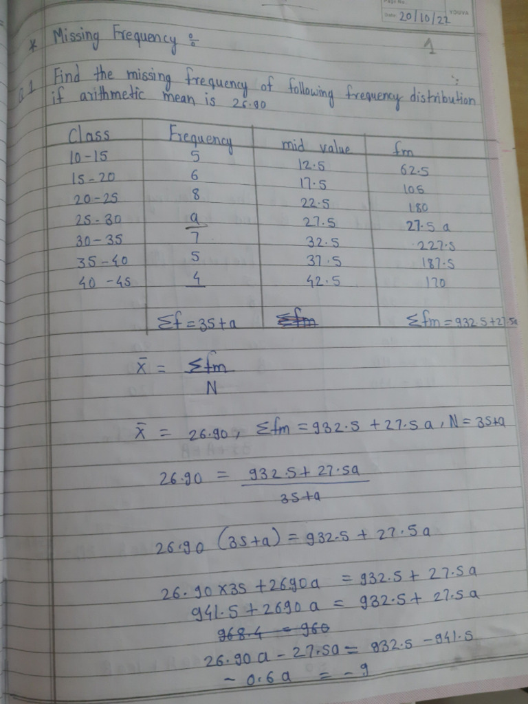 Example Of Missing Values Pdf