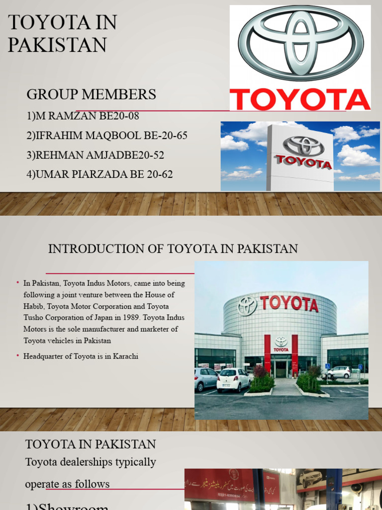 Toyota Dealerships Presentation | PDF | Technology & Engineering
