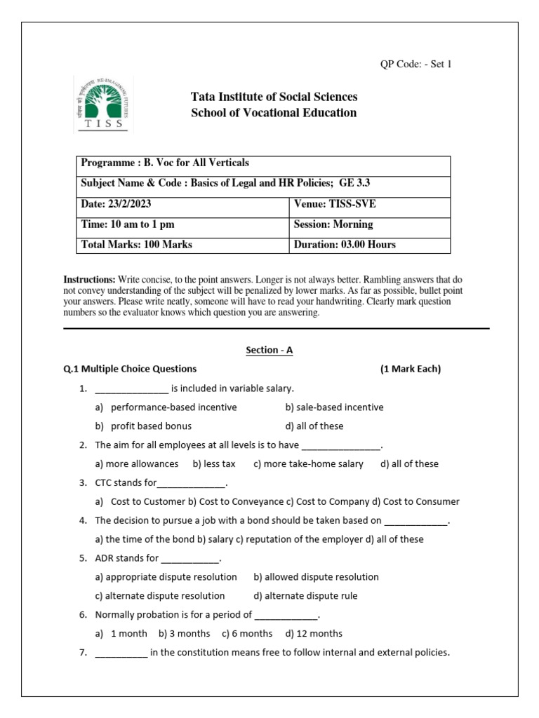 Basic of Legal HR Policies | PDF | Salary | Communication