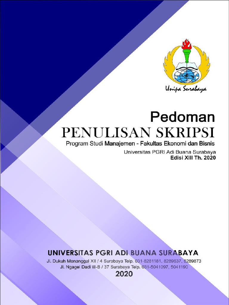 Panduan Skripsi 2020 Prodi Manajemen | PDF