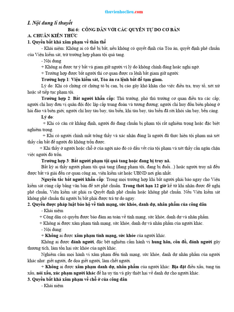 De Cuong On Tap GDCD 12 HK2 Nam 2022 Tham Khao | PDF