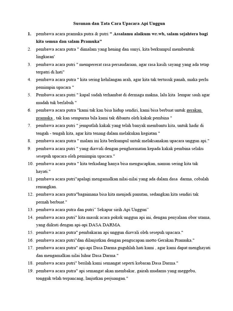 Prosesi Pembakaran Api Unggun | PDF | Memasak, Makanan, & Anggur ...