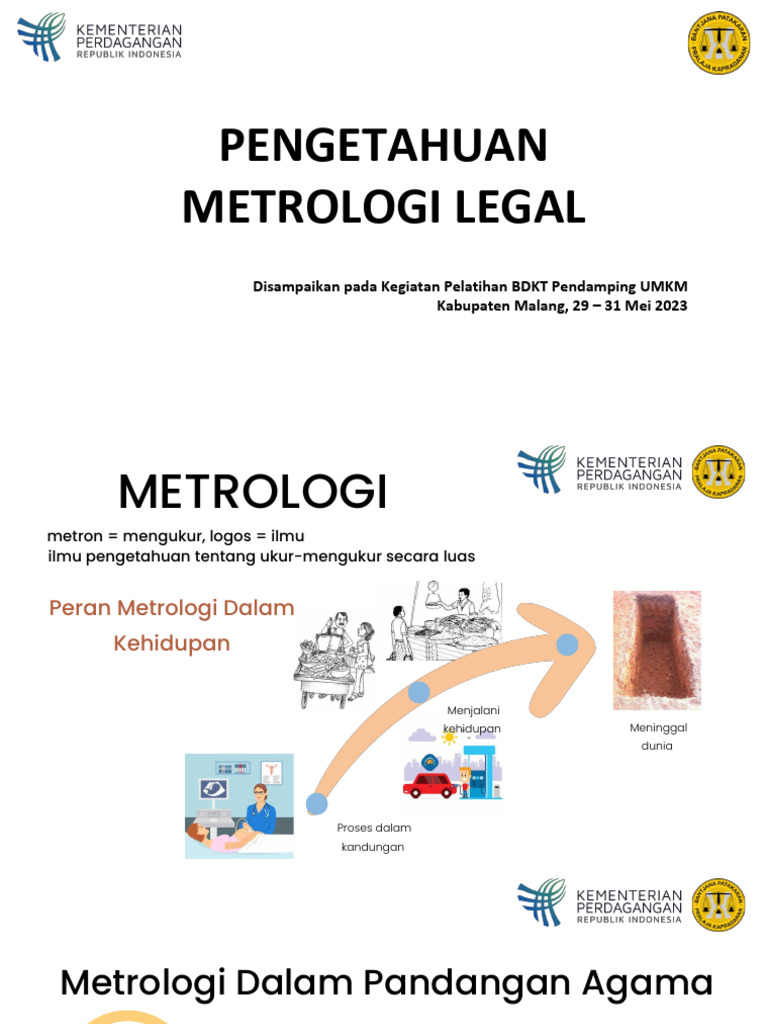 Metrologi Legal dan Pengaturannya | PDF