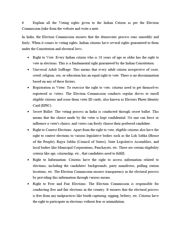 Value Ethics | PDF | Voting | Elections