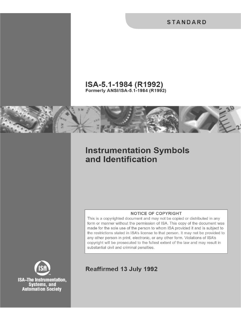 ISA-S5-1-Instrumentation-Symbols-and-Identification | PDF