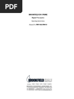Brookfield Viscometer SOP Guide | PDF | Technology & Engineering
