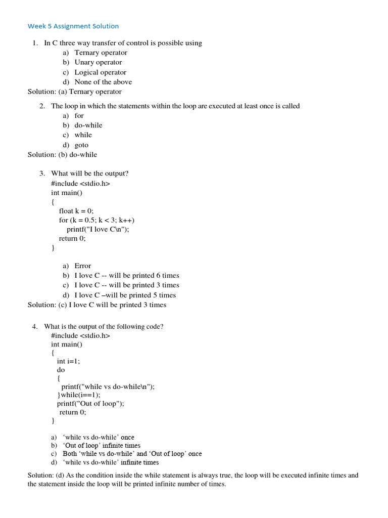 Assignment 5 Jan 2024 | PDF | Control Flow | Computer Engineering