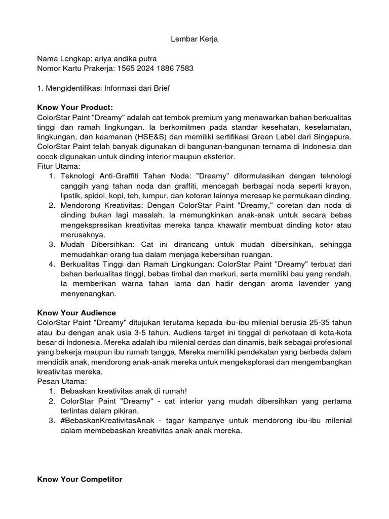 Tugas Membuat Copy Di Beberapa Media-Ariya Andika Putra | PDF