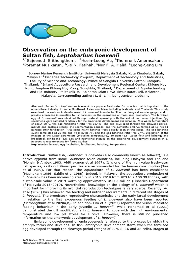 2021 Null | PDF | Embryo | Egg