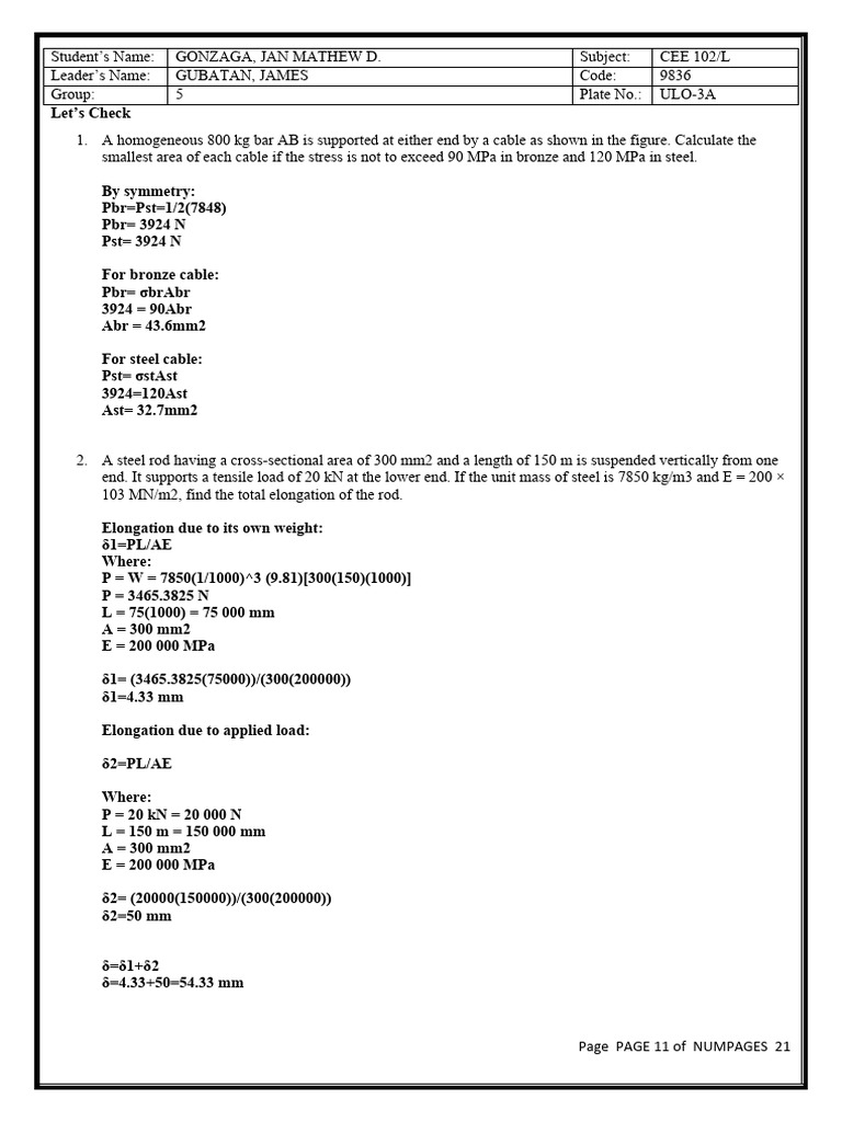 Plate 3 Gonzaga | PDF | Buoyancy | Atmosphere Of Earth
