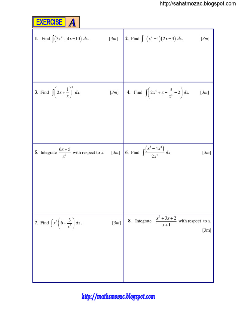 Integration 1Quadratic Equations Igcse practice Worksheet Quadratic ... Integration 1Quadratic Equations Igcse practice Worksheet Quadratic ...