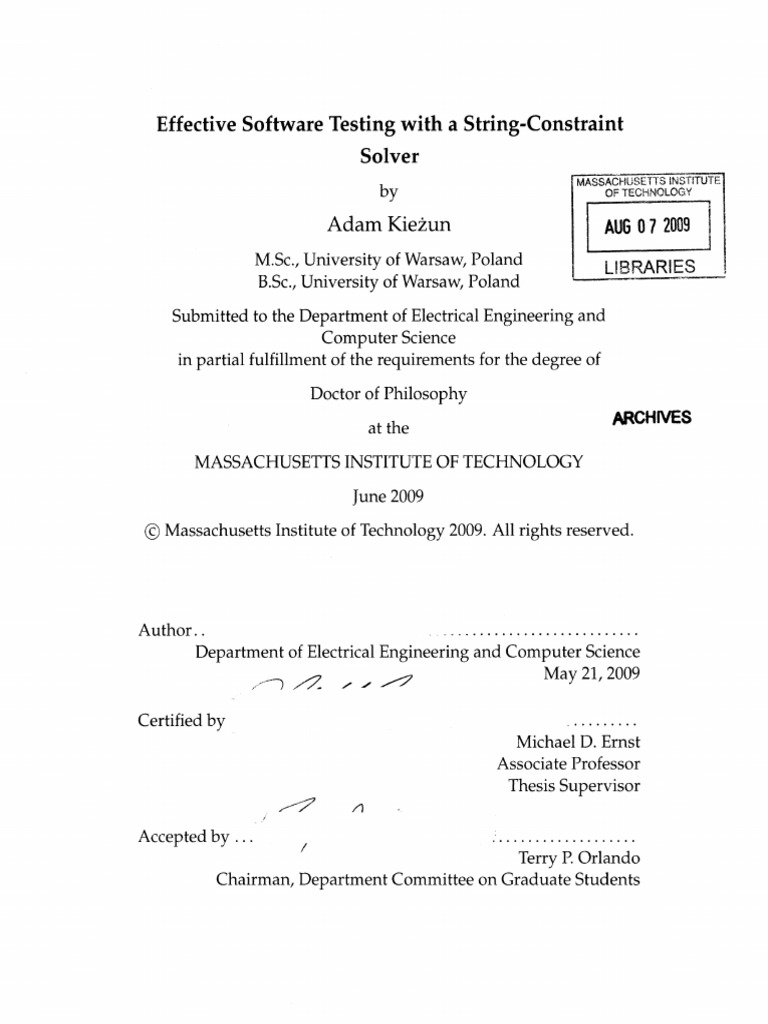 Testing Using String Constraint Solve Pdf Systems Engineering Software Engineering