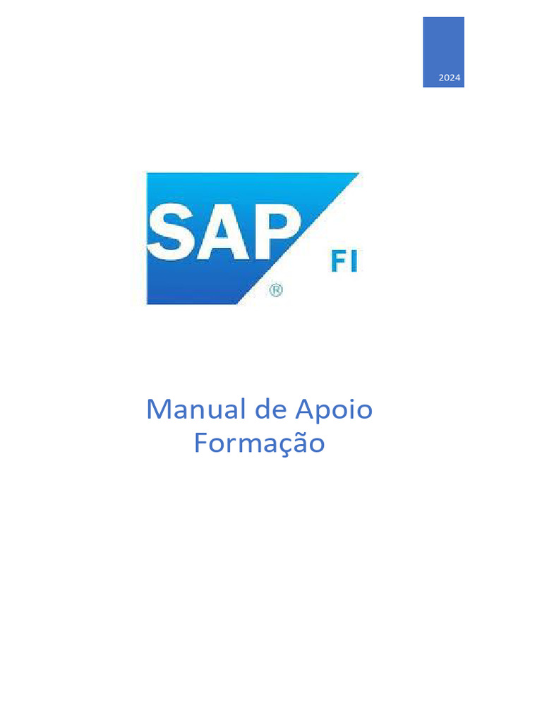 Manual SAP FI | PDF | Contabilidade | Tesouro