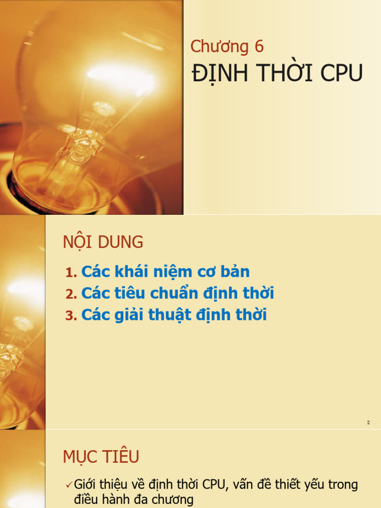 HDH-Chuong6 - Dinh TH I CPU | PDF