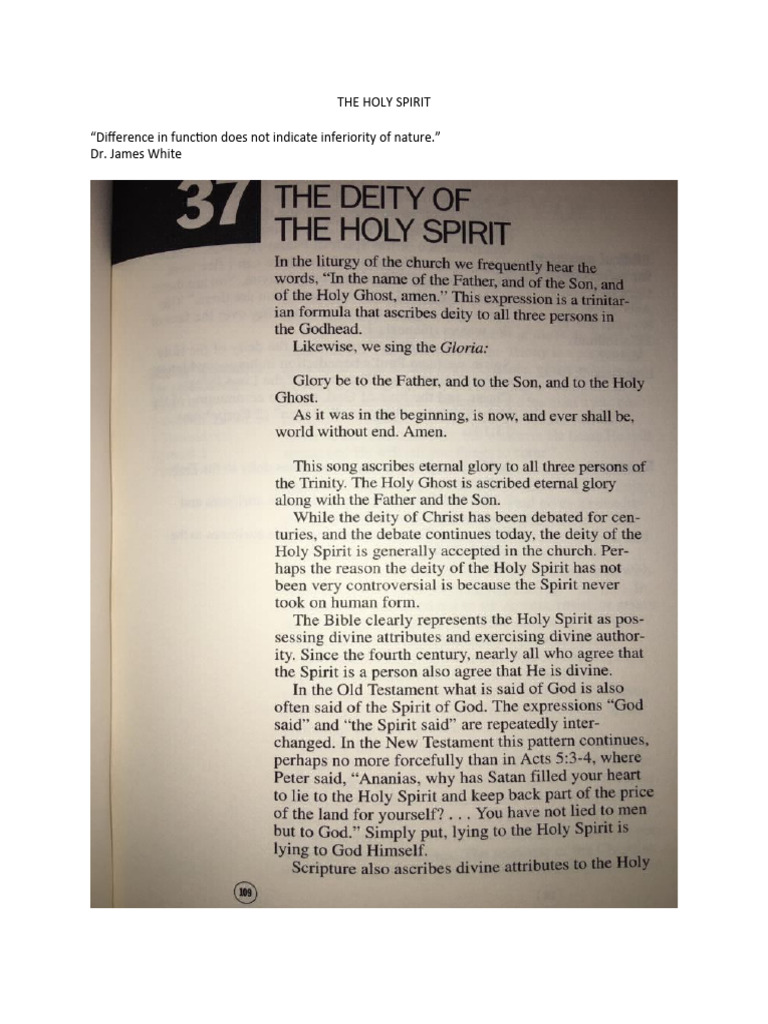 THE HOLY SPIRIT by Randal | PDF | Jesus | Paul The Apostle