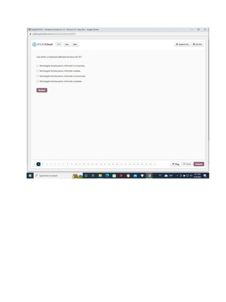 Simulare Utilizarea Computerului Win10 | PDF
