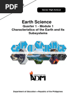Grade 11 Earth Science LP 1 | PDF | Earth Sciences | Earth