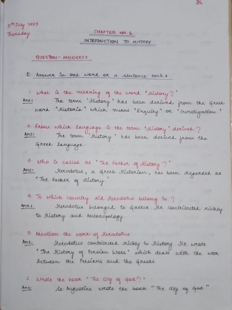 Chapter 1 (History) | PDF