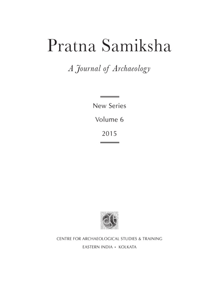Vol 06 - 02 - Pratna Samiksha - New Series | PDF | Kolkata | Seal (Emblem)