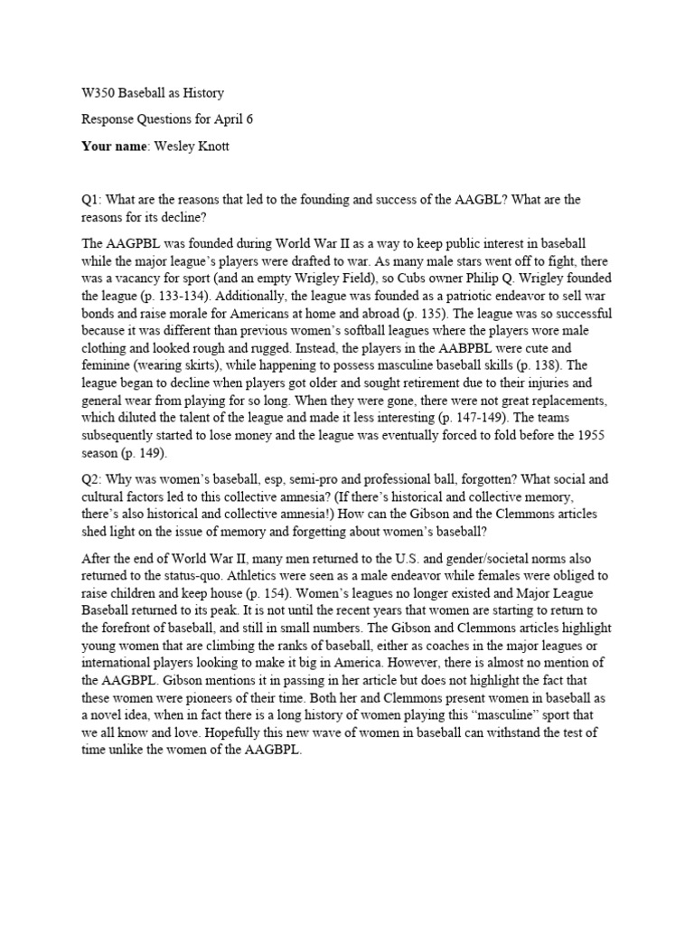 Annotated-W350 April 6 Response Questions | PDF