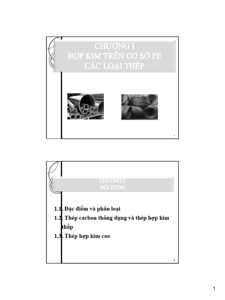 Chương 1 - 3. Thép H P Kim Cao | PDF