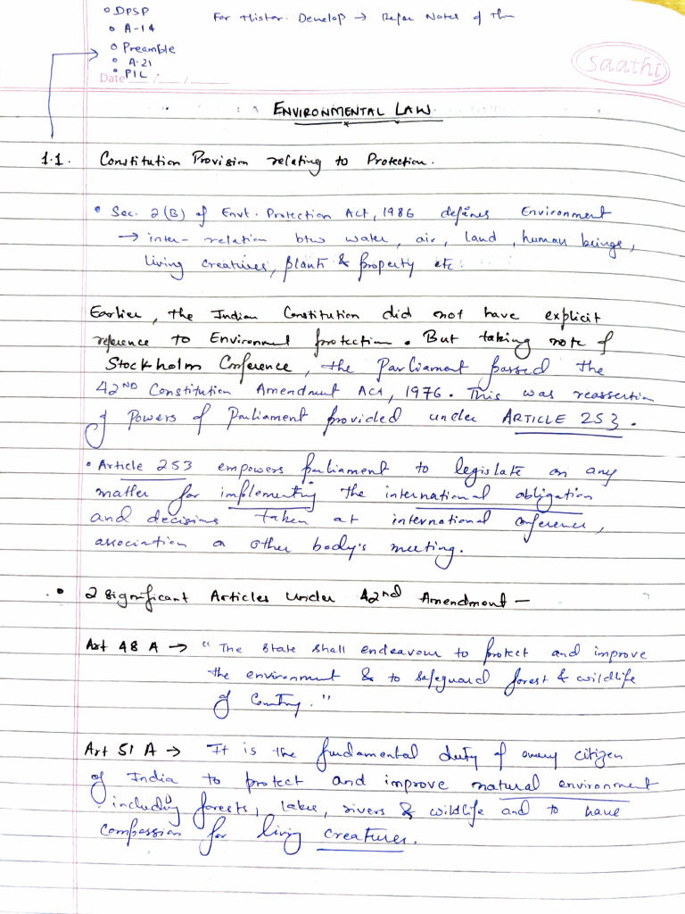 Environment Law - 240403 - 200729 | PDF