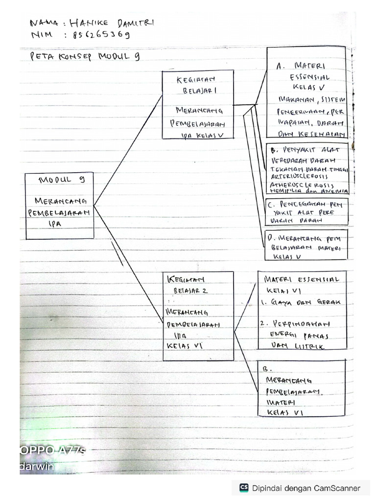 Mind Mapping Dan Resume Modul 9 | PDF