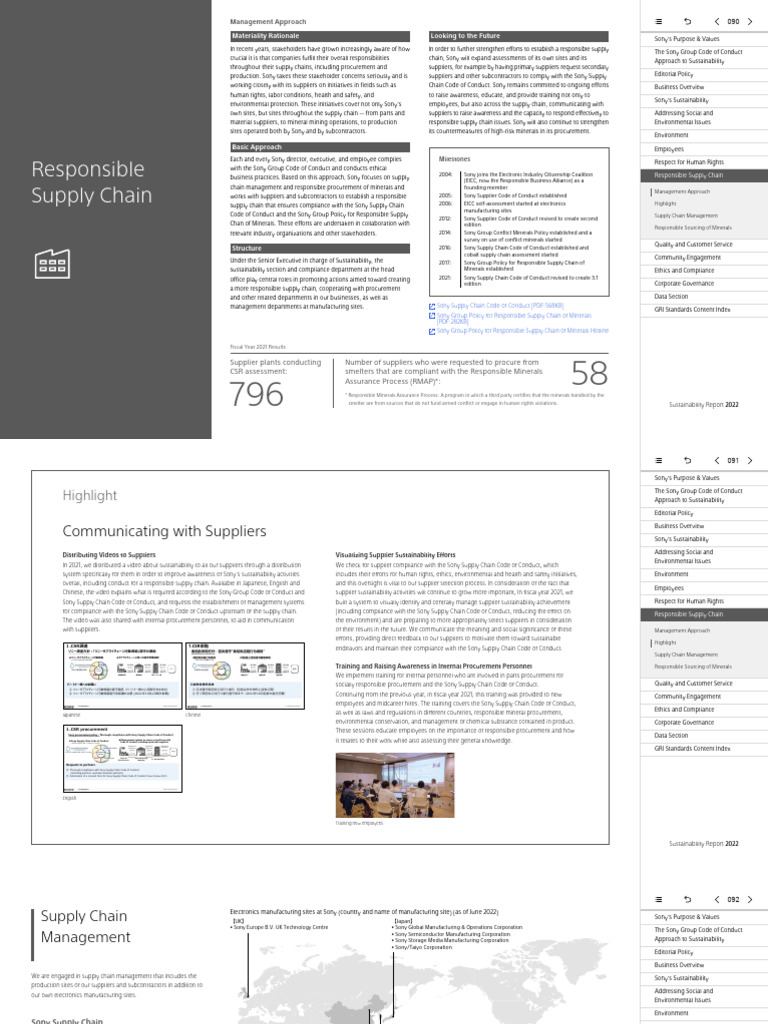 sony | PDF | Supply Chain | Supply Chain Management