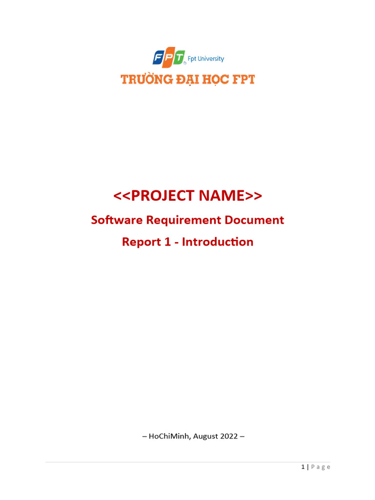 SWR302 SRD Report1 Introduction | PDF | Business | Computing