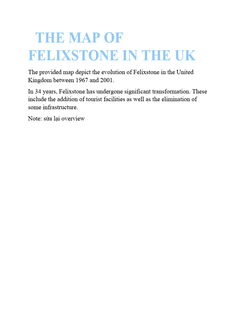 The Map of Felixstone in The Uk | PDF | Art