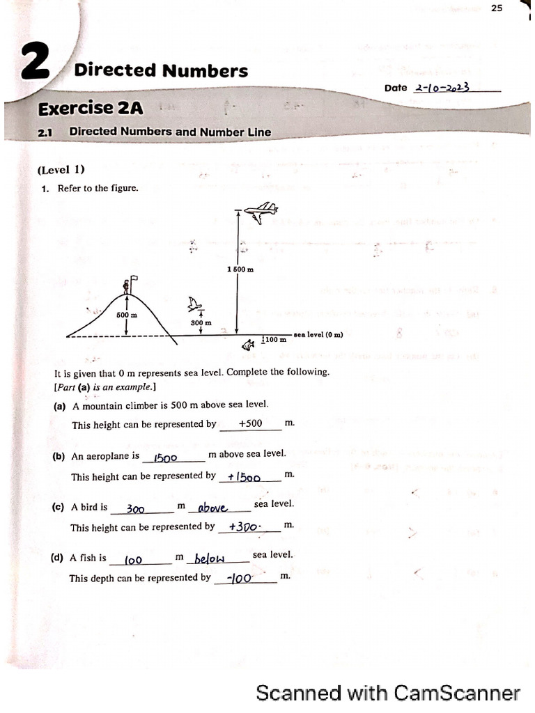 Chapter 2 Math Workbook | PDF