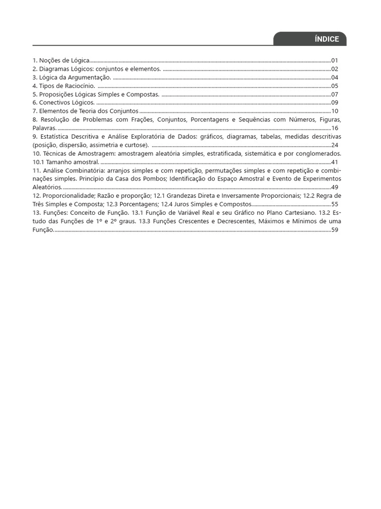 02 - RaciocÃ - Nio LÃ gico-MatemÃ¡tico-1666133911482 | PDF | Argumento | Raciocínio dedutivo