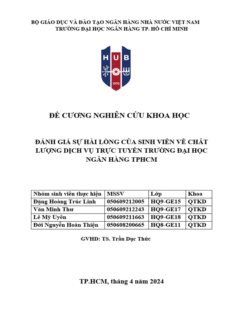 NCKH - Đợt 1 - NH 2023-2024 - Đặng Hoàng Trúc Linh | PDF