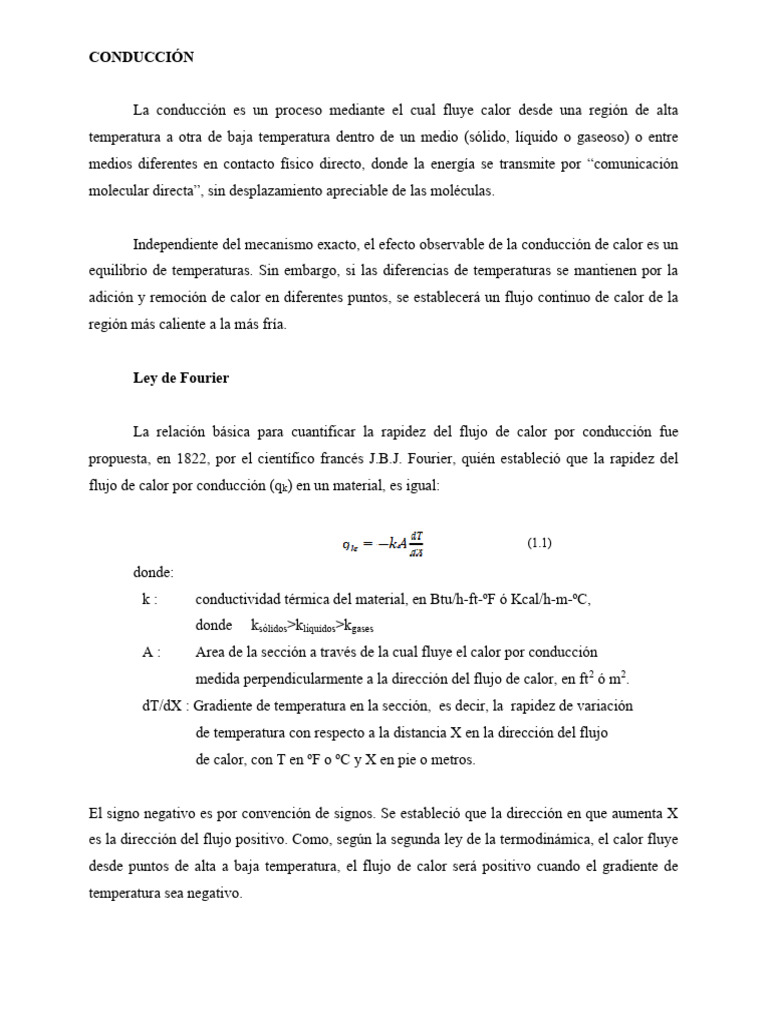Resumen de TC | PDF | Convección | Conduccion termica