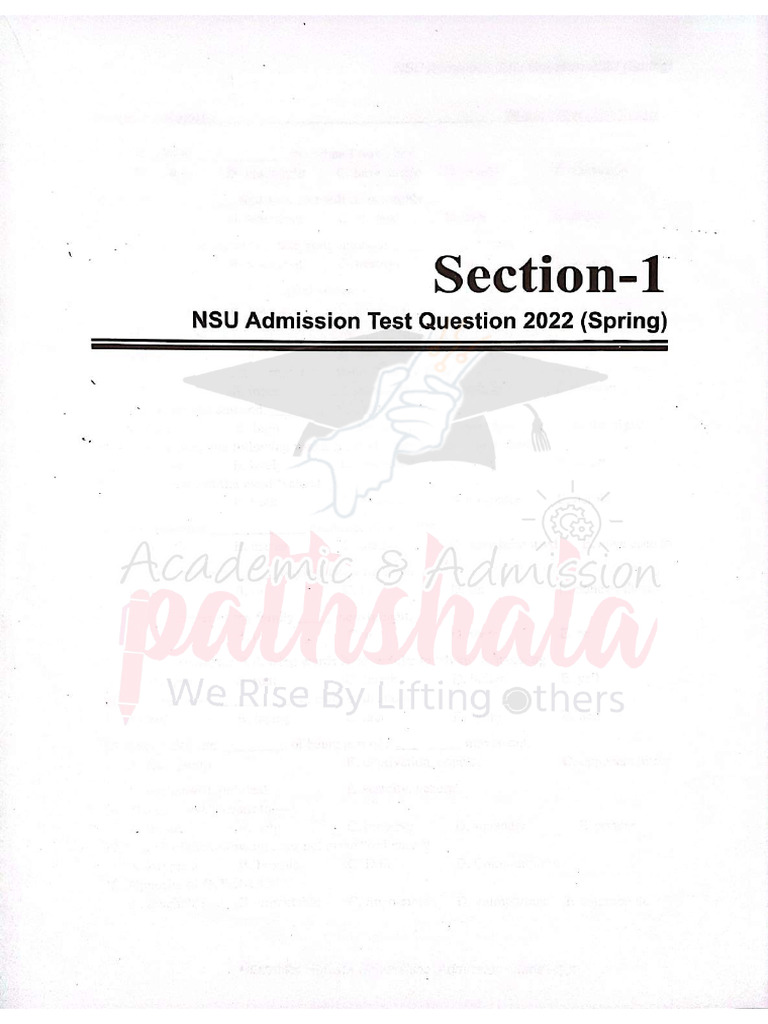 NSU 2022 (Spring) | PDF