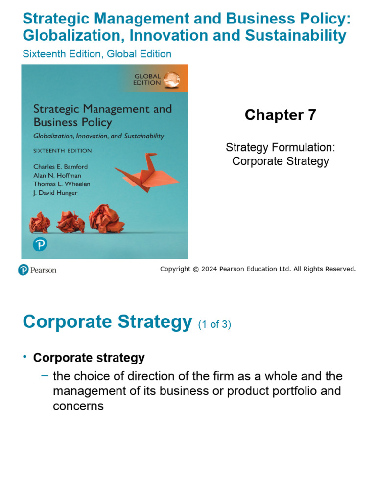6 Wheelen16e CH06 - PPT | PDF | Strategic Management | Business