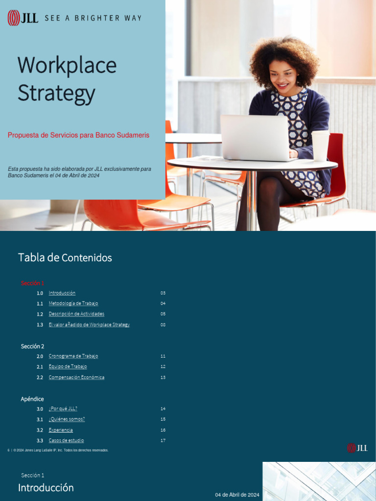 20240404_JLL_Workplace Strategy_Propuesta de Servicios para Banco Sudameris (1) | PDF | America ...