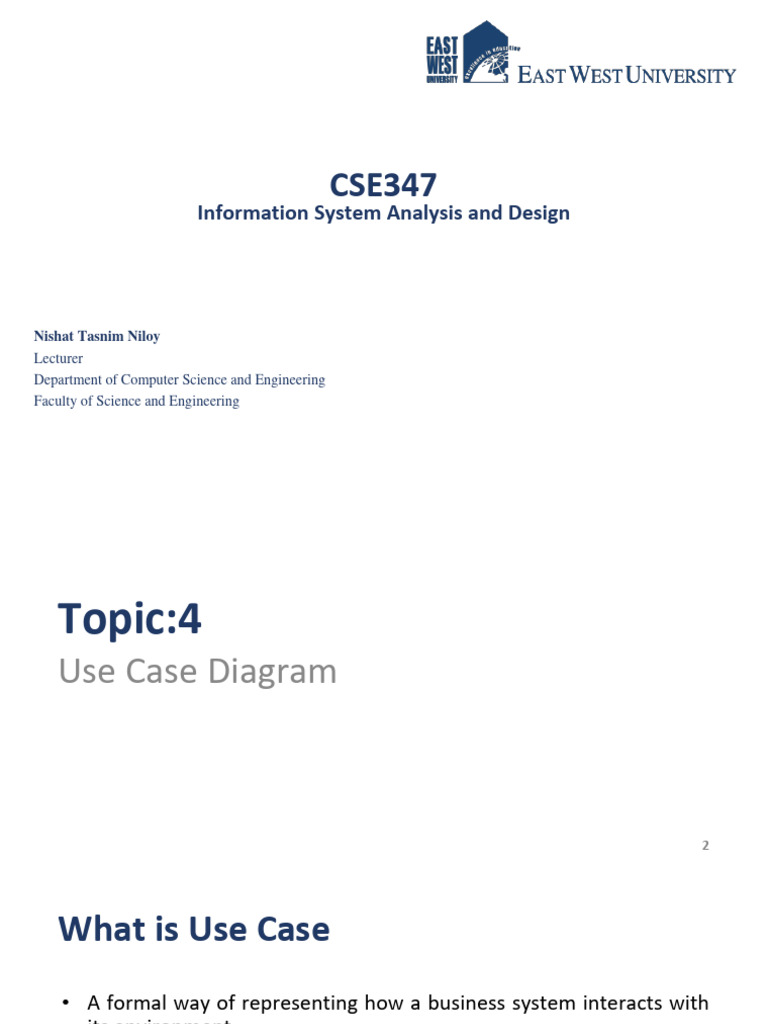 Use Case Diagram Pdf Use Case System