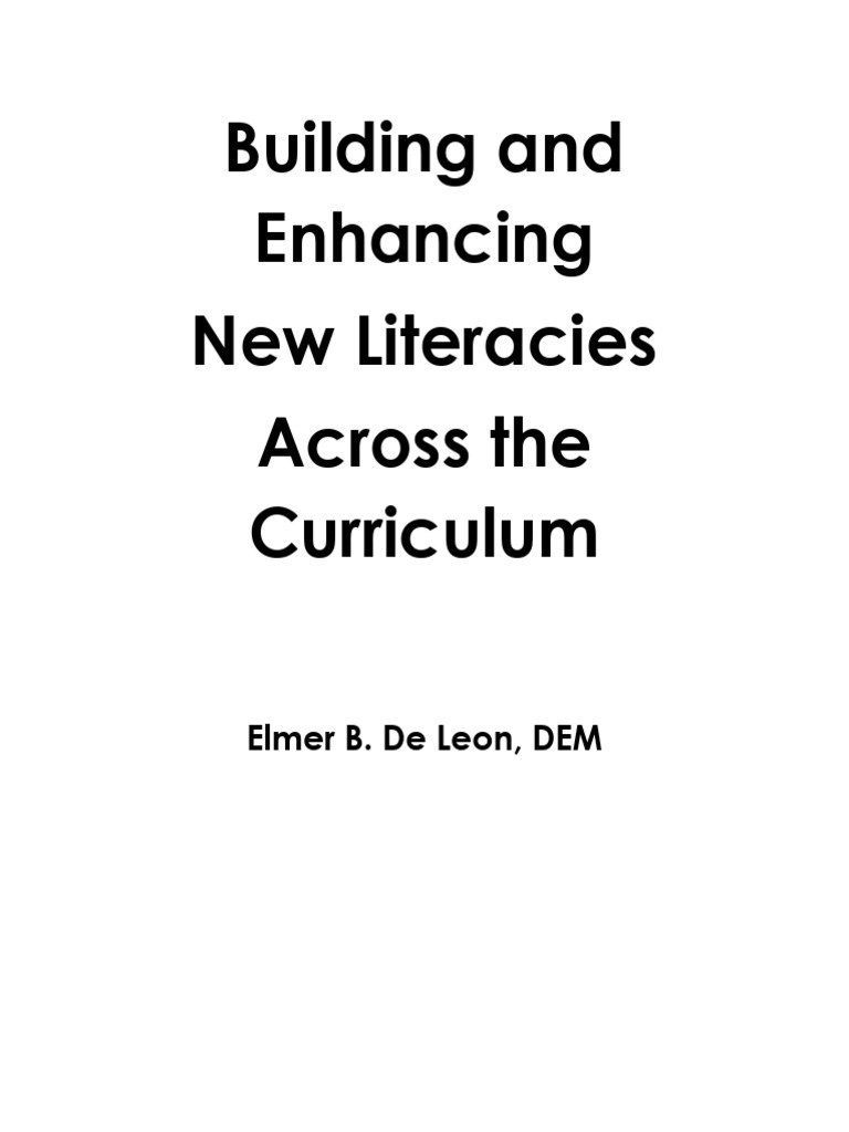 BOOK Buillding and Enhancing New Literacies 1 | PDF | Learning | Teachers