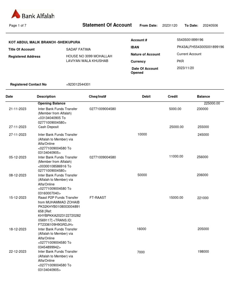 Alfla 3 | PDF | Cheque | Debit Card