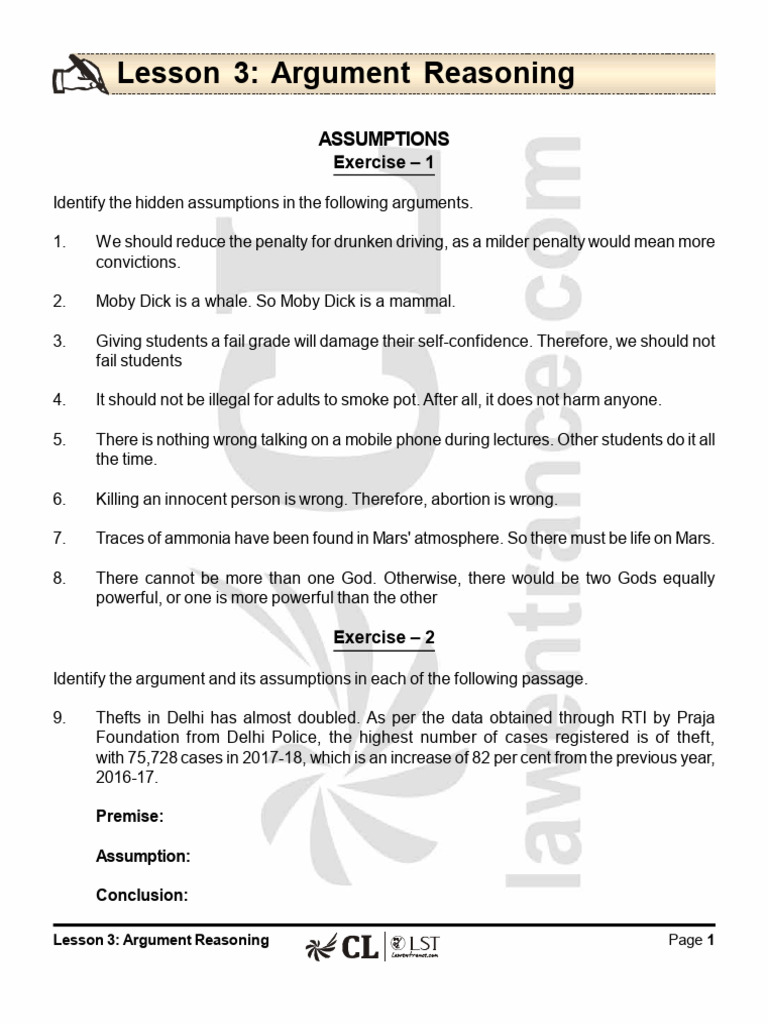 7227_Assumption-concepts | PDF | Argument