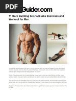 Abs Workout PDF | PDF | Abdomen | Pelvis