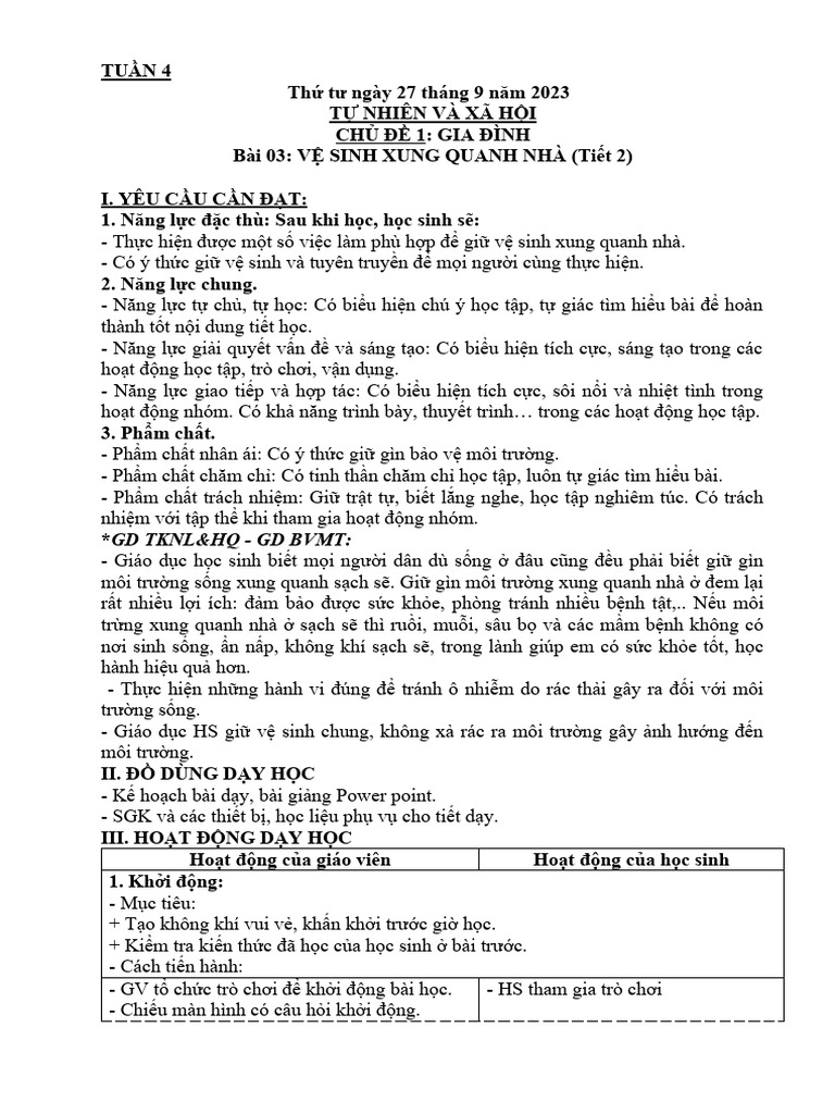 TNXH Tuan 4 Linh Phương | PDF