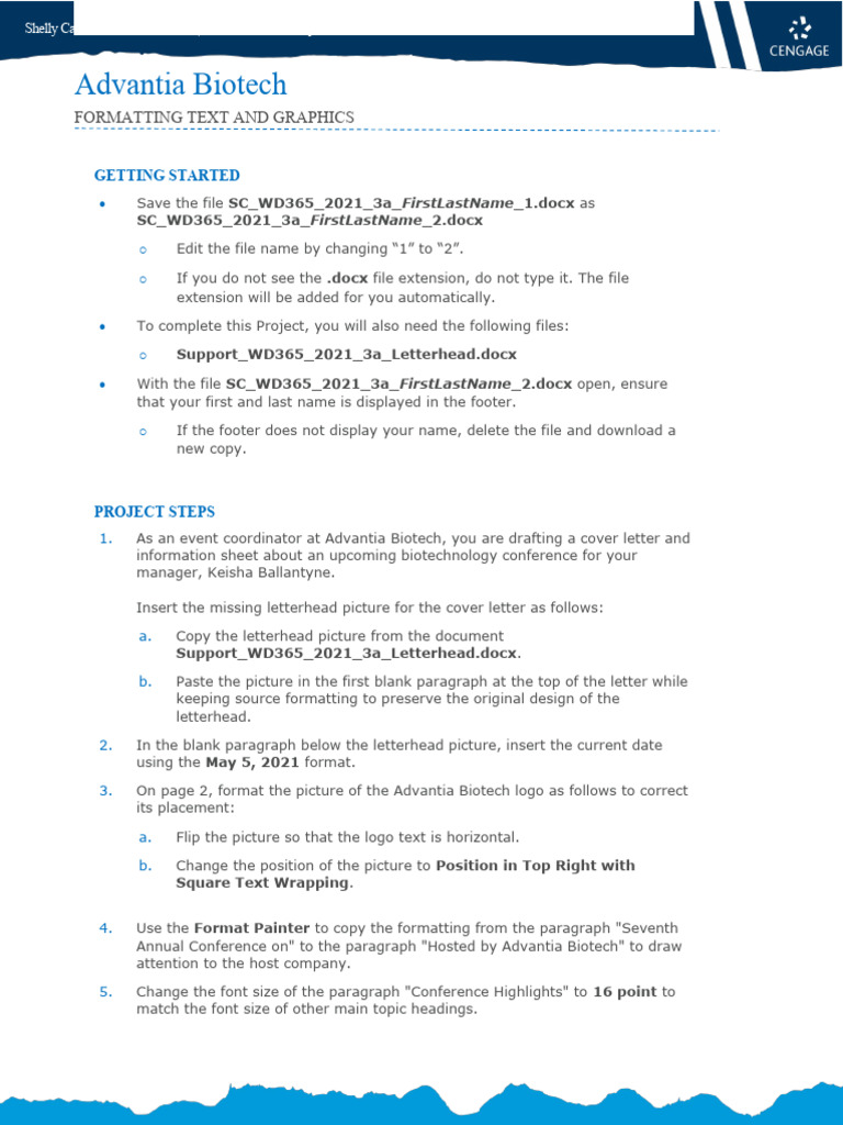 Instructions SC WD365 2021 3a | PDF | Paragraph | Text