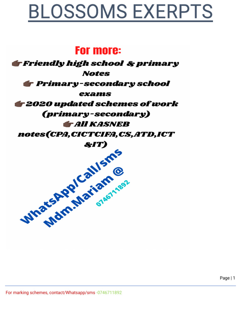 Blossoms q Excerpts-1 | PDF