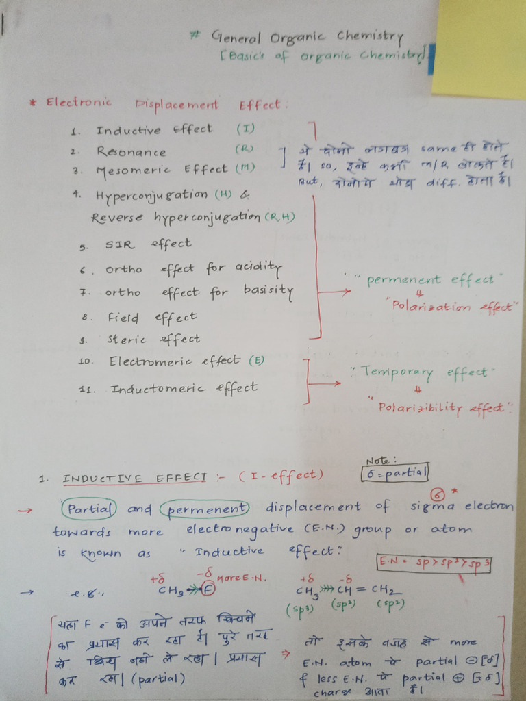 Part 1 GOC | Download Free PDF | Organic Chemistry | Chemistry
