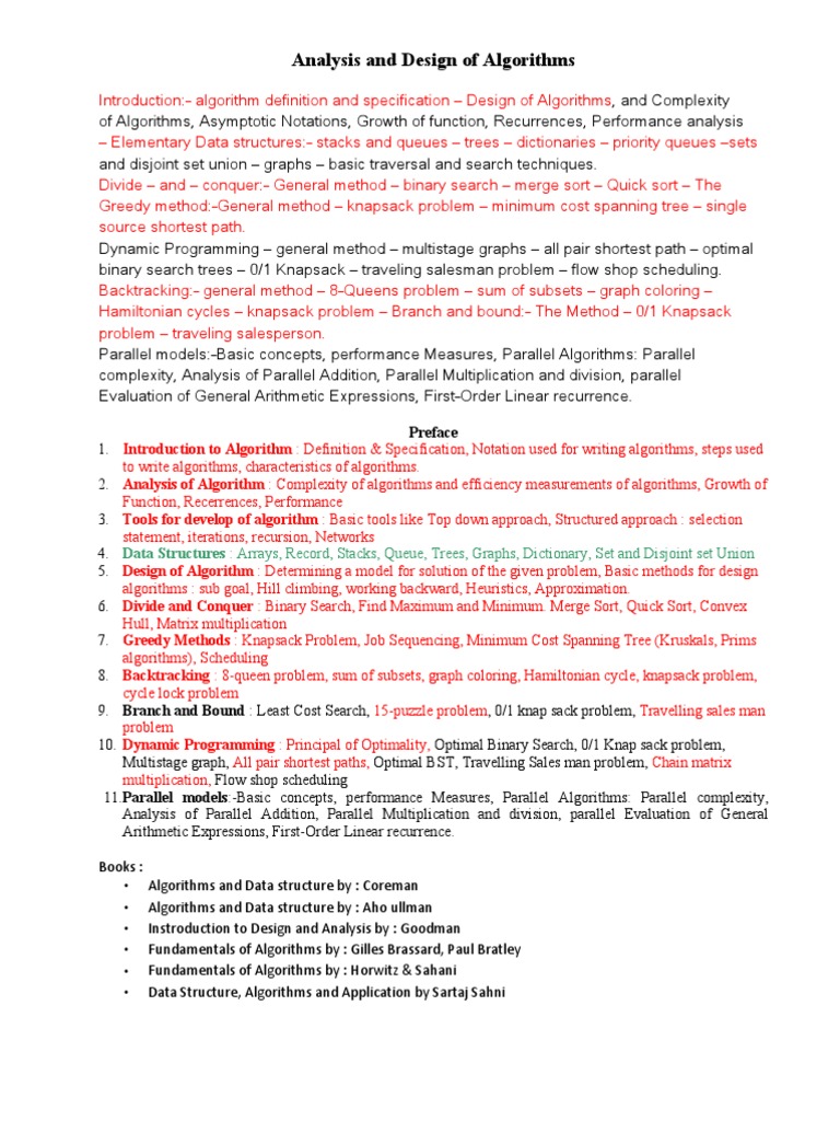 Daa | PDF | Dynamic Programming | Algorithms