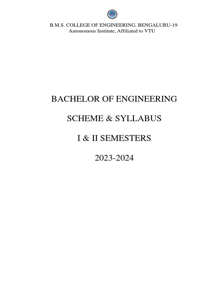 UG First Year Syllabus 2023-24 | PDF | Equations | Eigenvalues And Eigenvectors